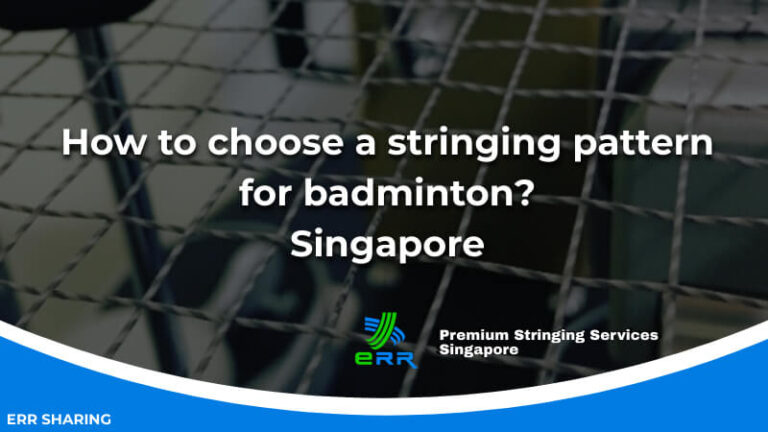 How to choose a Badminton stringing pattern? | ERR #1 JB