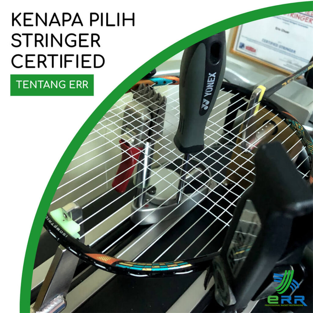 Stringer Bertauliah | Pasang Tali Raket Profesional | ERR KL